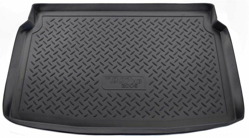 Коврик в багажник для Peugeot 207 (2006-2013) хэтчбек