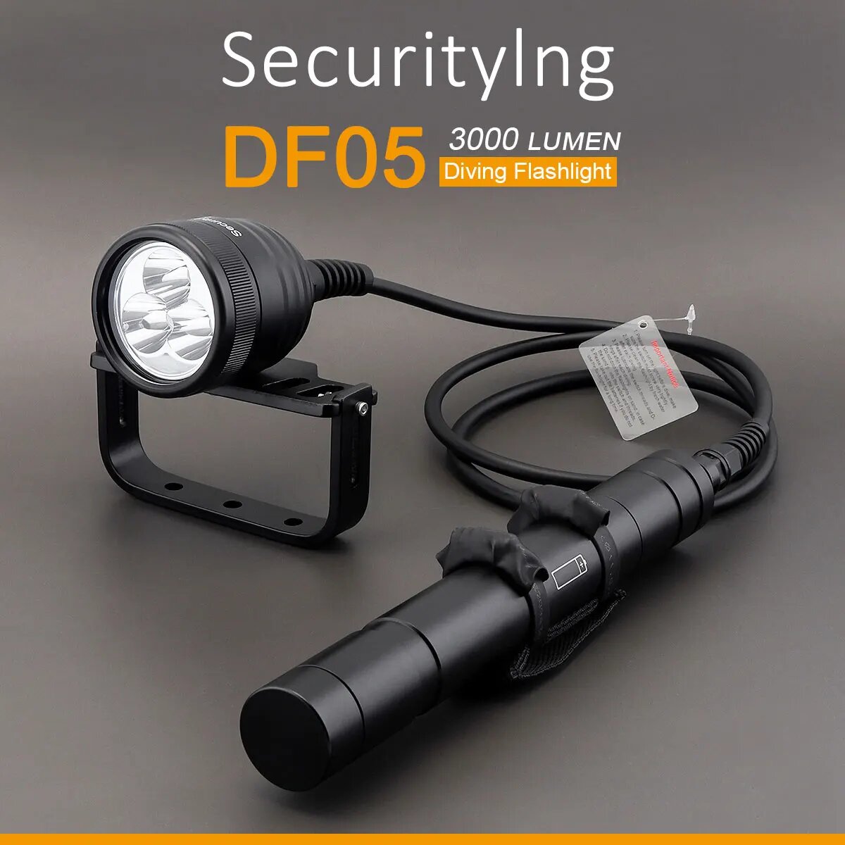 Фонарь для дайвинга Securityling DF05 3000LM
