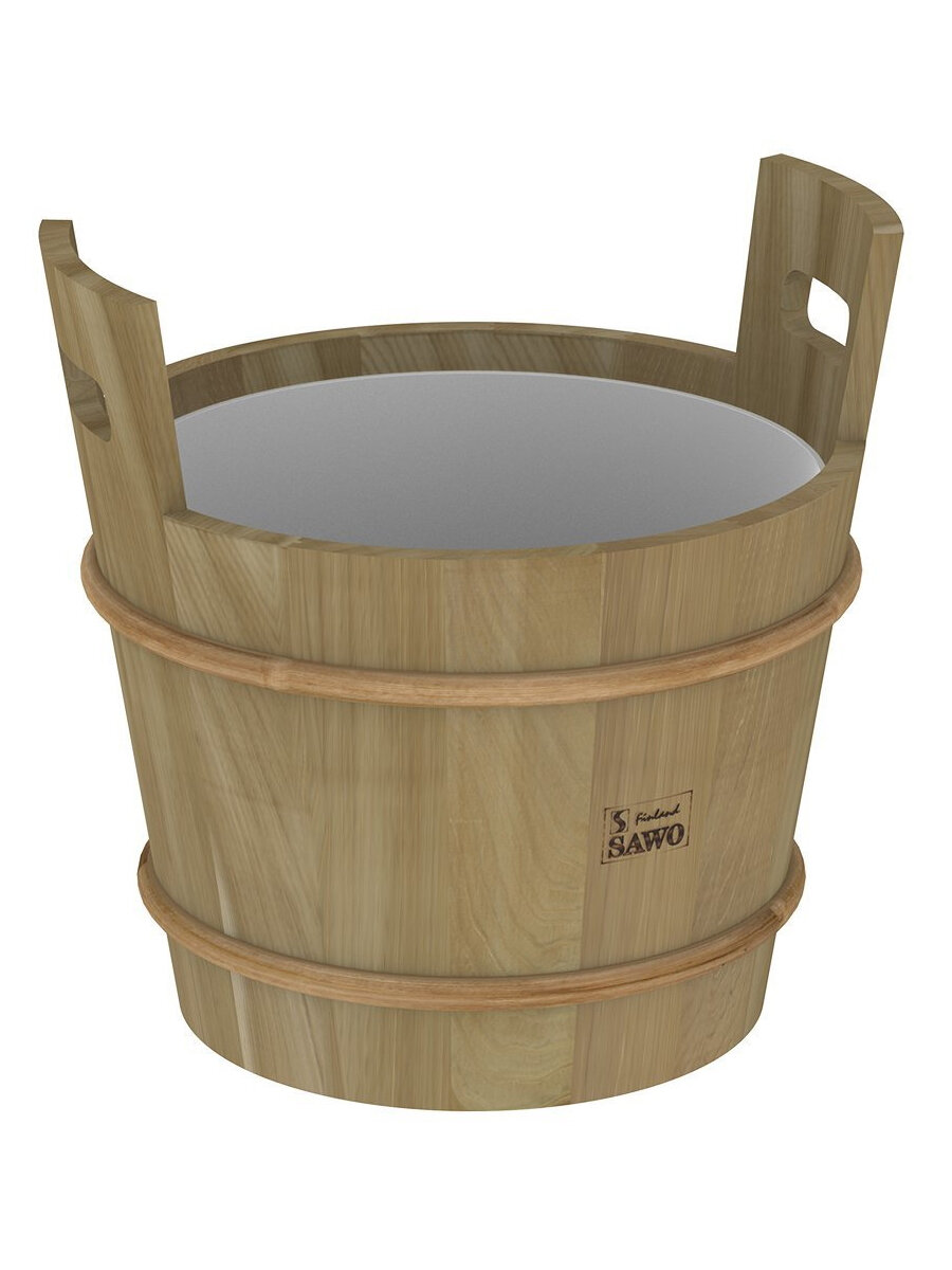 Запарник SAWO 18л. с пластиковой вставкой, кедр 381-D
