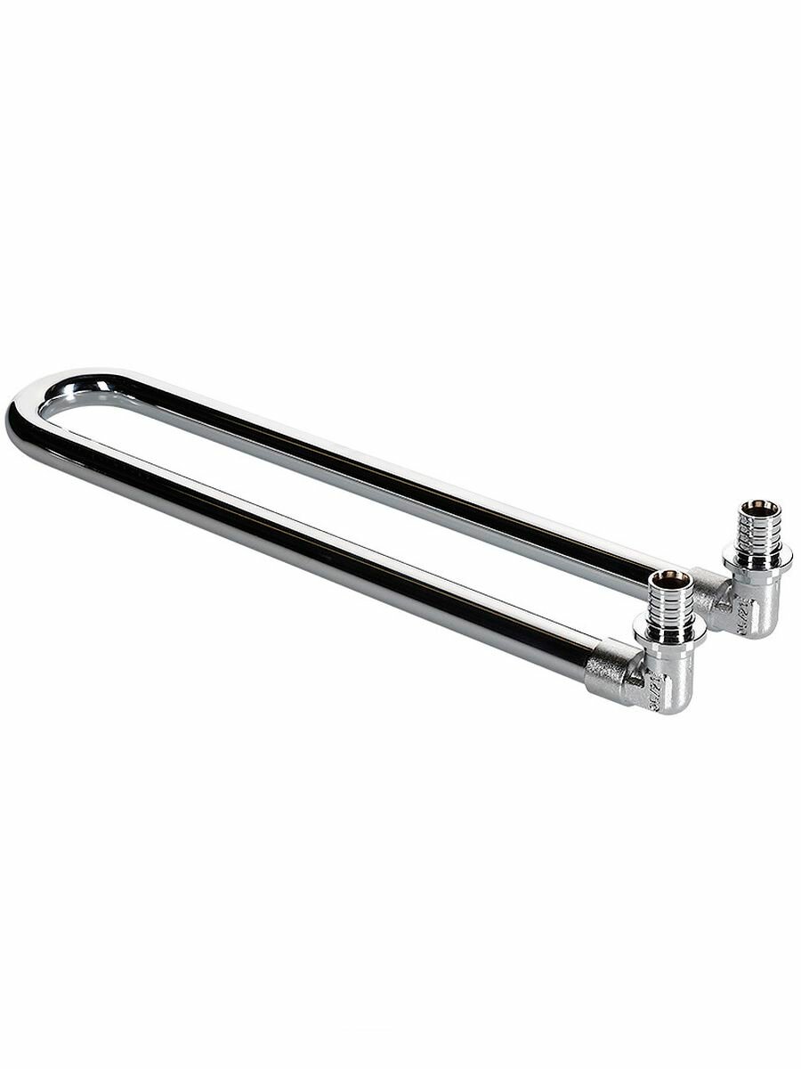 Угольник радиаторный VALTEC, аксиал, 16х15, двойной, трубка 15мм лат/хром L-300мм, VTm.481. DC.001615