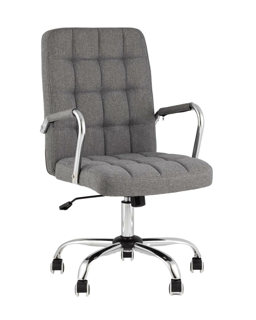 TopChairs Компьютерное кресло офисное Comfo серый, ткань, 96-106*52,5*62 см, арт. УТ000039425