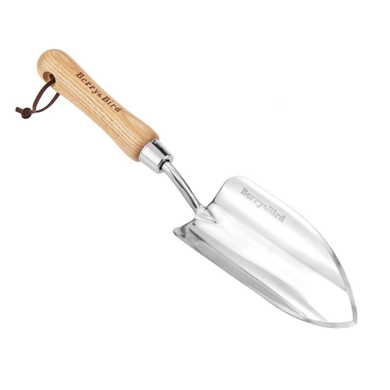 Совок садовый стальной из нержавейки для огорода и рассады, Berry&Bird