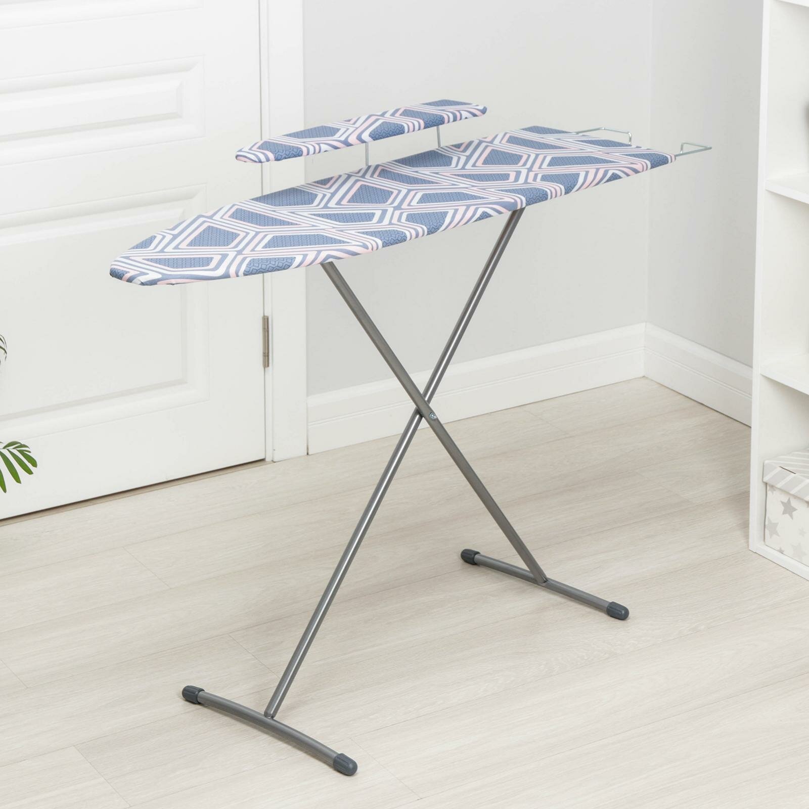 Доска гладильная Nika «Лина 2», 106.5×29 см, два положения высоты 70, 80 см, микс