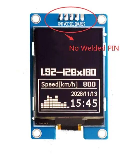 Maithoga 1.92" белый PM OLED экран 128x160 SH1108 OLED Board No PIN