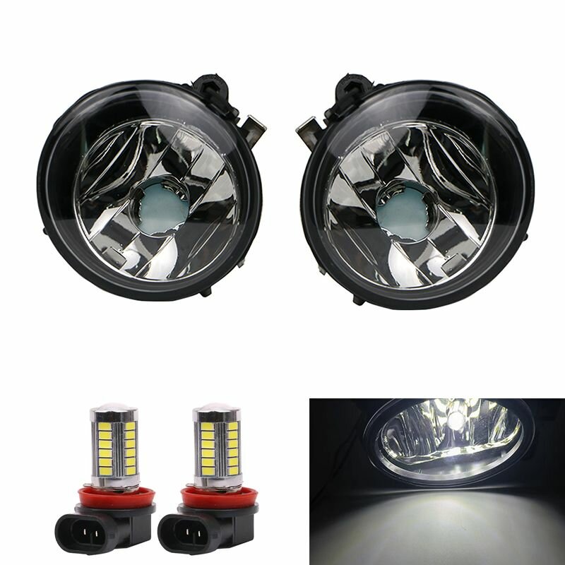 2шт со светодиодными противотуманными фарами для BMW X1 X3 F25 X4 F26 X5 F15 X6 F16 2010-2020 63177238787 63177238788
