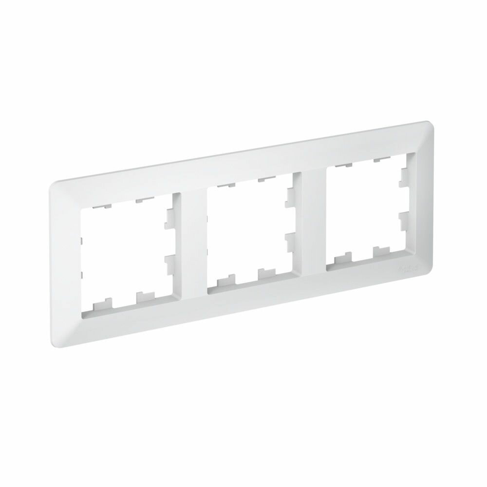 Рамка электроустановочная ATLASDESIGN AIR трехпостовая, Лотос