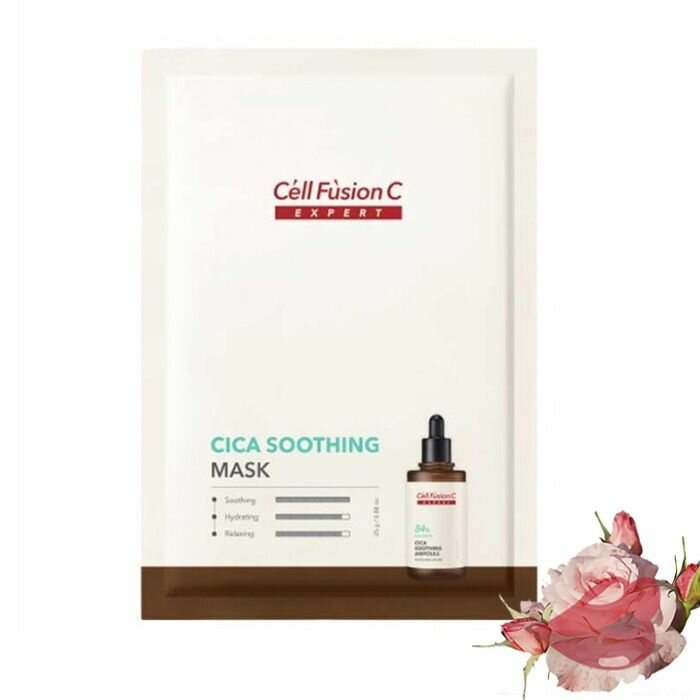 Cell Fusion С Маска восстанавливающая и успокаивающая Cica Soothing Mask, 1 шт
