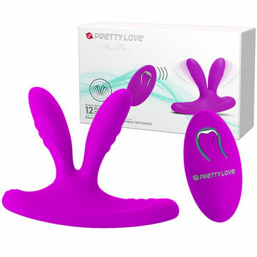 32388 Baile Pretty Love Magic Fingers V, фиолетовый. Универсальный вибромассажер V-образной формы