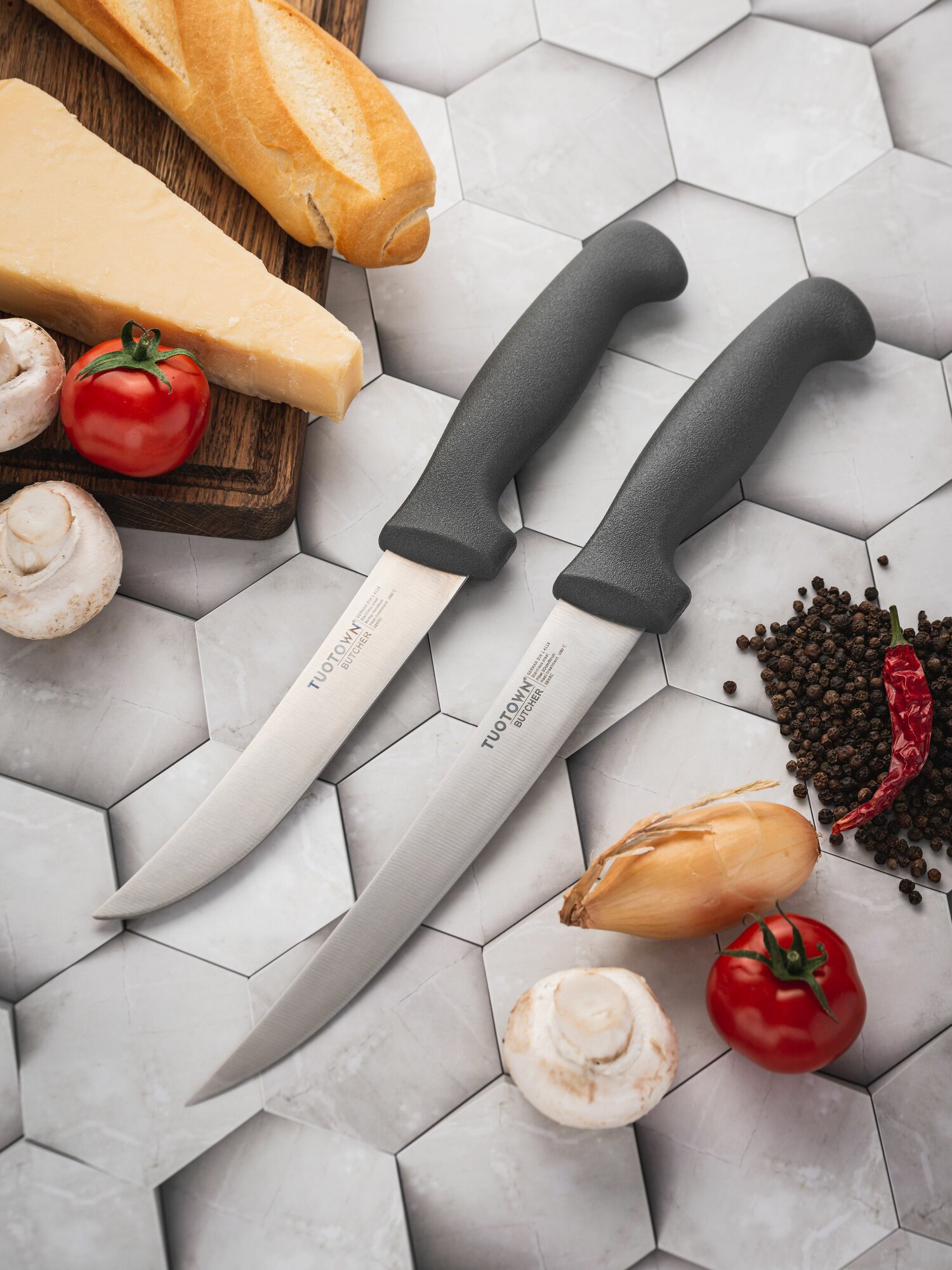 Набор ножей обвалочный и филейный Butcher 2 шт для рыбы для мяса