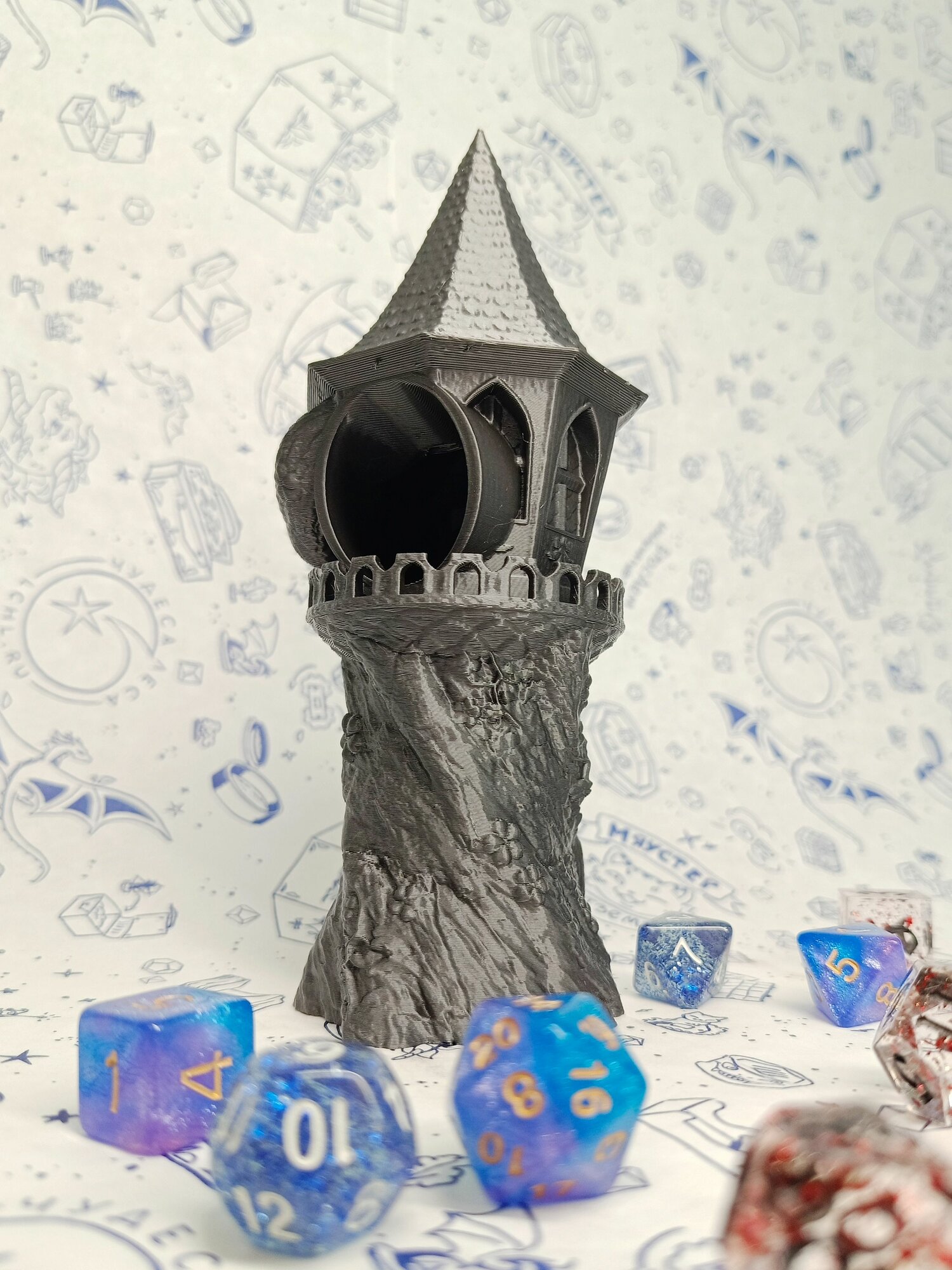 Башня для кубиков дайсов днд Dice Tower Дайстауэр DnD — фото 1
