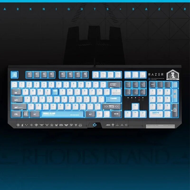 Razer Arknights Rhodes Island 104-клавишная механическая клавиатура с мышью Mechanical keyboard