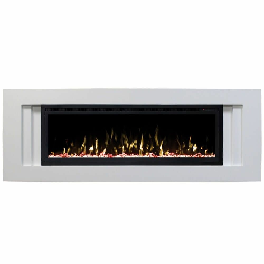 Каминокомплект RealFlame "Stockholm", белый, пульт ДУ, электронное управление