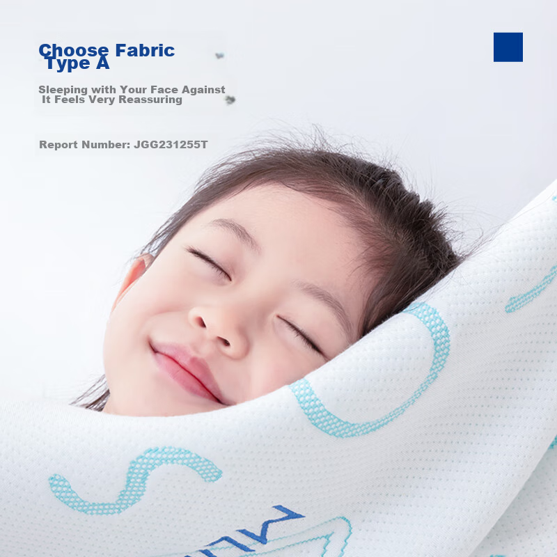 MLILY Zero Pressure Slow Rebound Memory Foam Children's Pillow for 0-3 Years Old, Baby Low Pillow, Mengxiangjia Basic Model