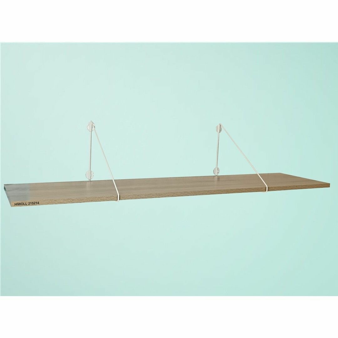 Полка для офисной техники, видеорегистратоа или монитора LAMAGIA 215214 120х30 см белый и дуб сонома