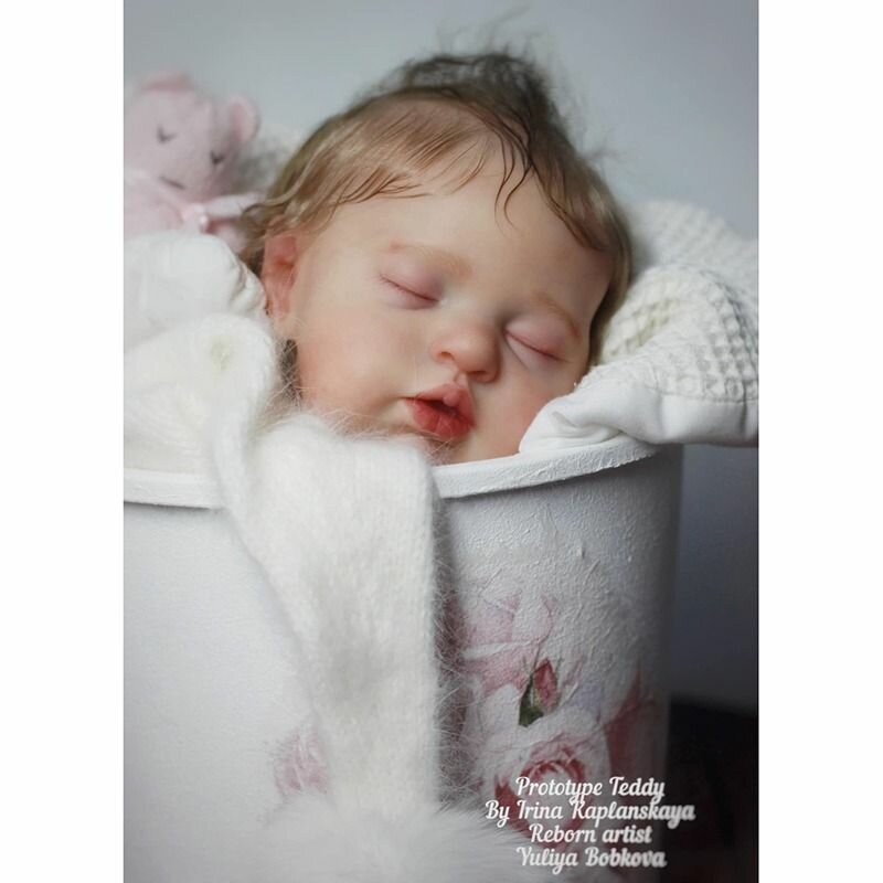 Неокрашенный и разобранный набор кукол-реборнов, размер готовой куклы 50 см, Reborn Teddy
