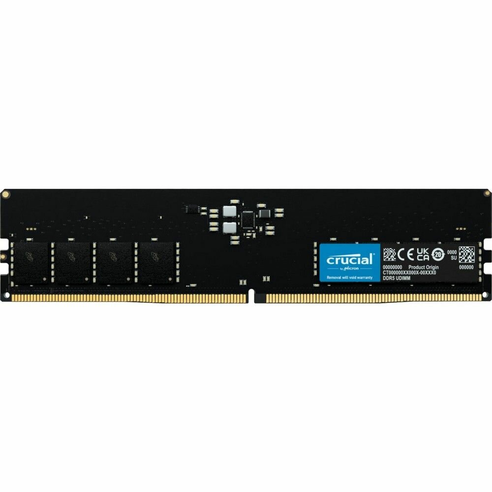 Модуль памяти Crucial 32Gb DDR5 DIMM 5600MHz CL46-45-45, 1.1V