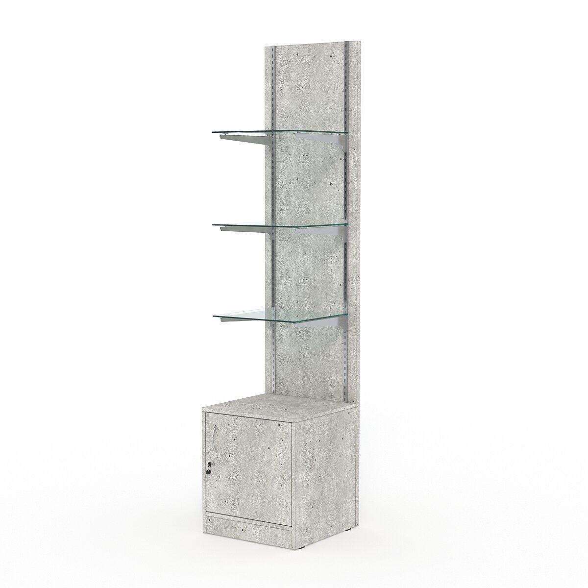 Стеллаж "астерия" №14, задняя стенка ДСП, Метрополитан Грей. Производитель товара - компания Westcom.