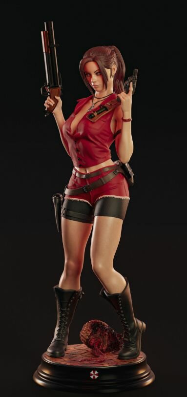 Фигурка Клэр Редфилд/Claire Redfield Resident Evil. Без покраски. 25 см