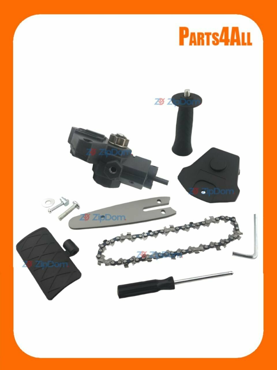 Насадка для шуруповерта-цепная пила