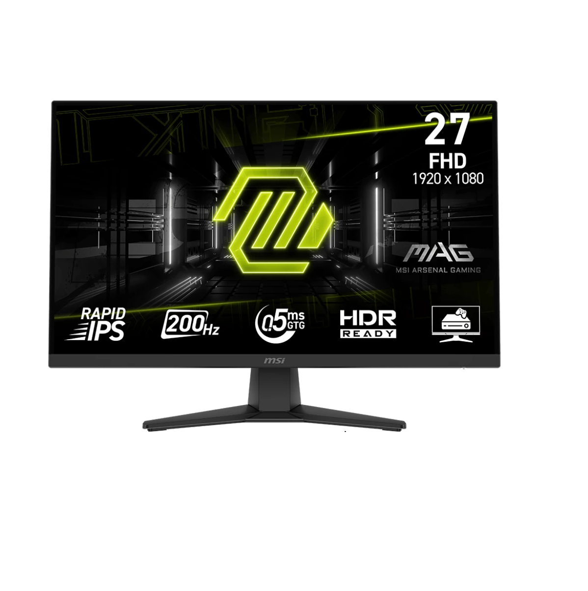 Монитор 27" MSI MAG 272F черный FHD 1920x1080, частота 200Гц, игровой