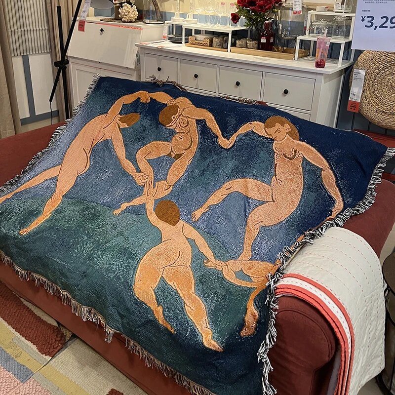 Плед Henri Matisse из хлопка 130x160cm, dancer