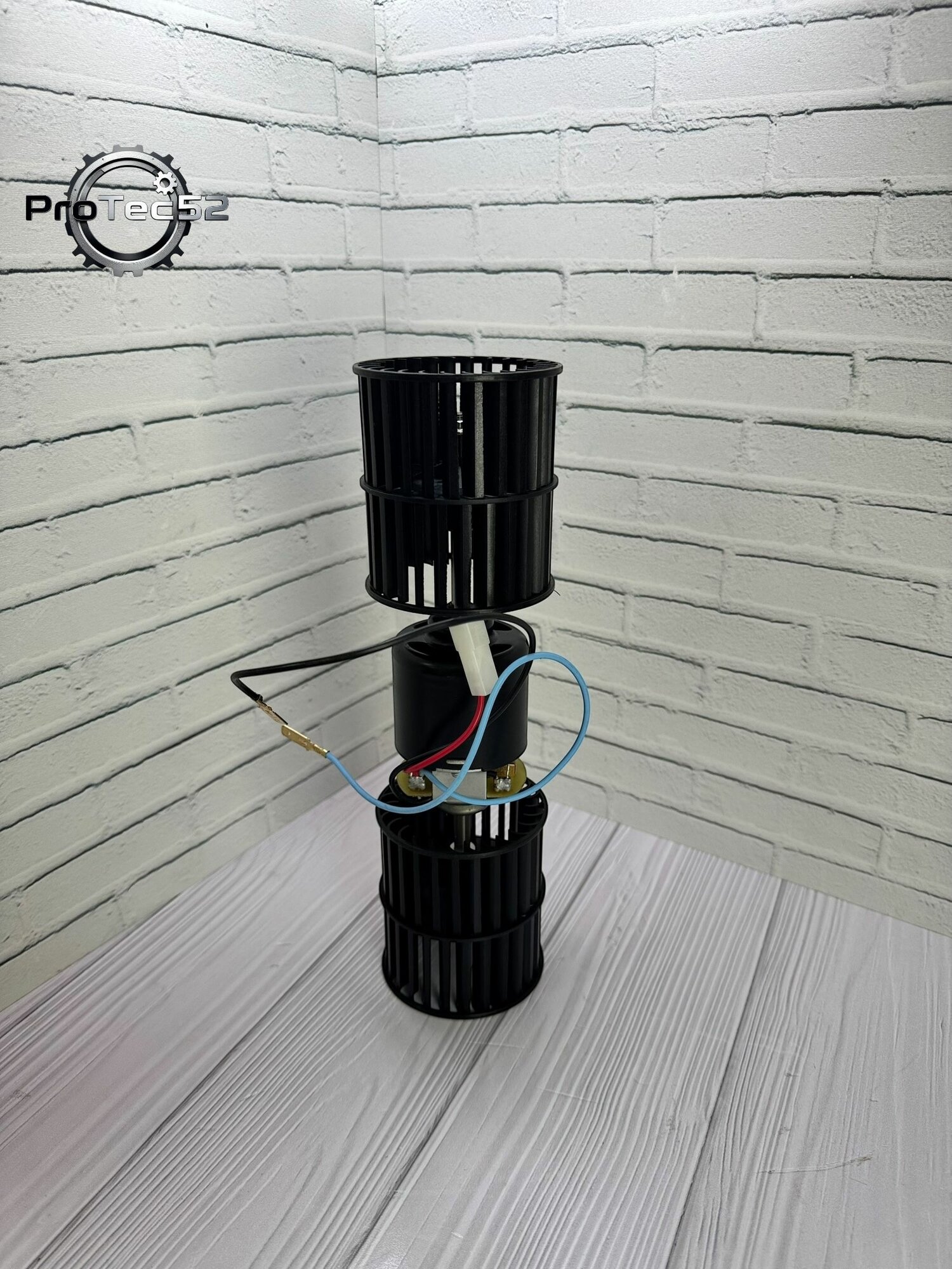 Мотор печки для Газель-Бизнес (2 крыльчатки), 1709015. 1 шт.