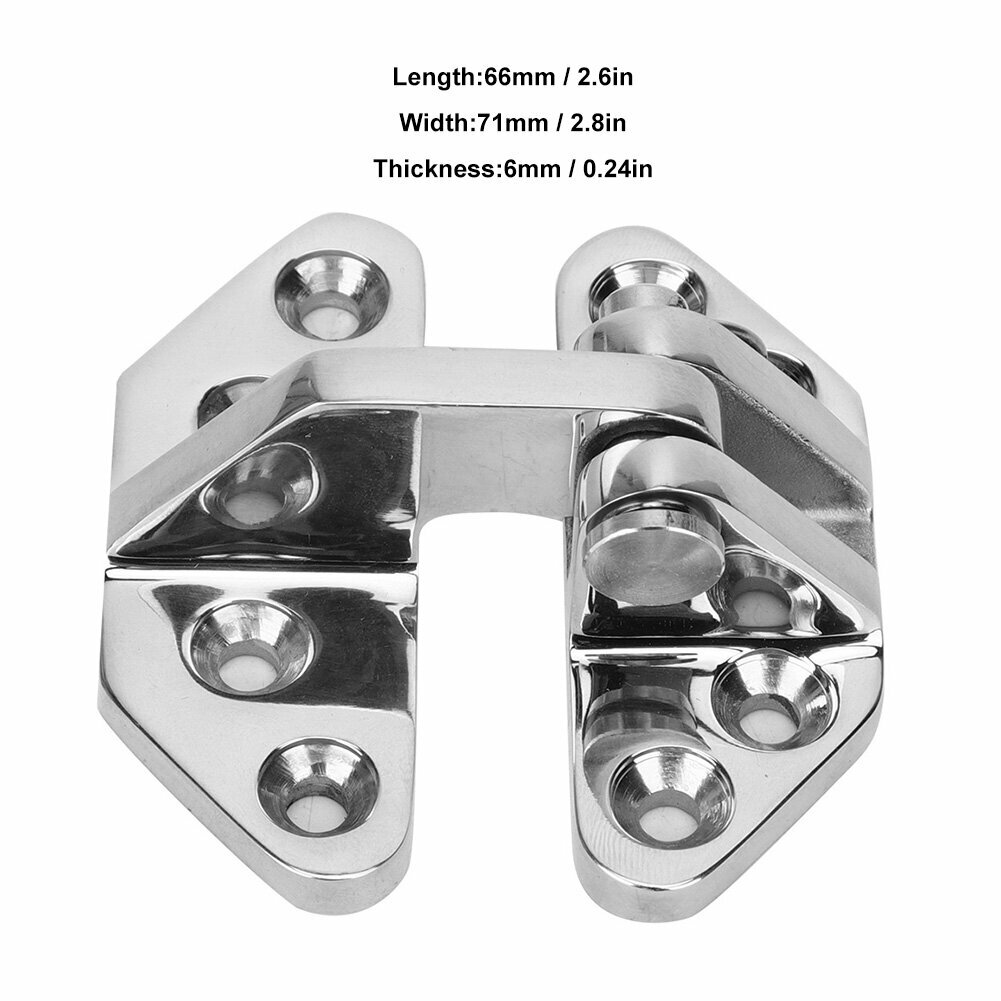 Петля для люка для лодки, нержавеющая сталь 316, ремень в форме бабочки, петля, дверная фурнитура, 2 шт.