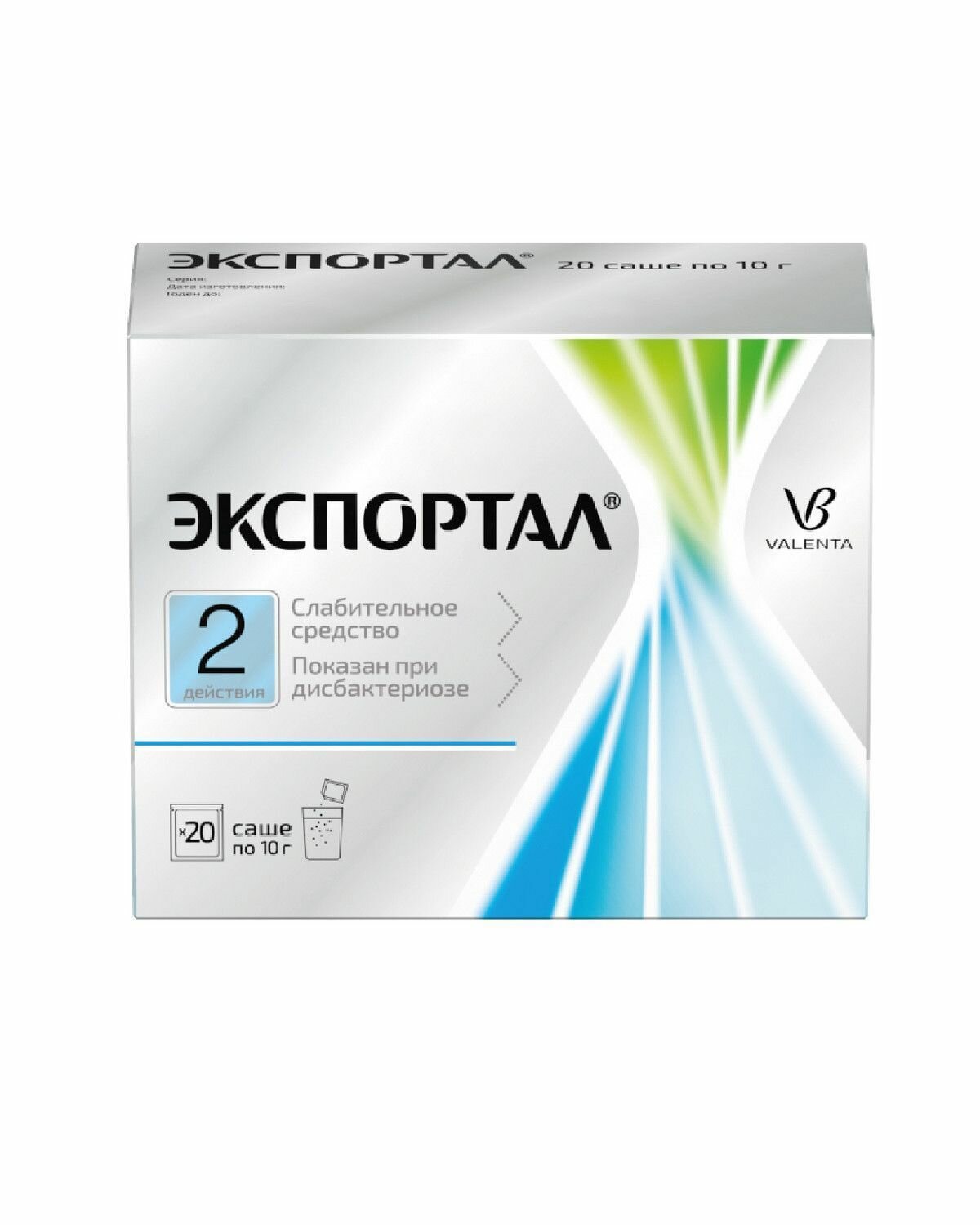 Экспортал, порошок, 20 пакетиков по 10 г