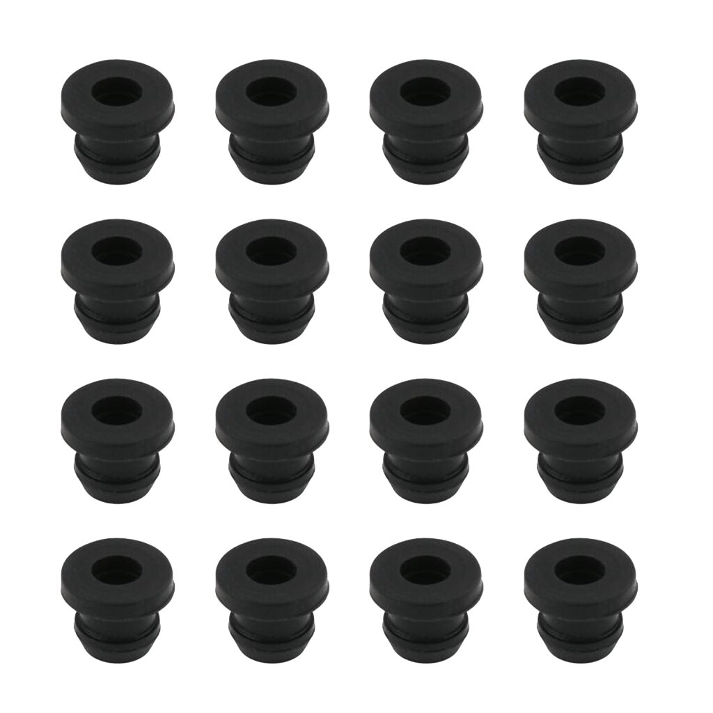 Упаковка из 16 защитных колпачков. Чехлы для винтов газовой плиты. Гибкие резиновые заглушки. Термостойкие втулки для плиты. Детали плиты.