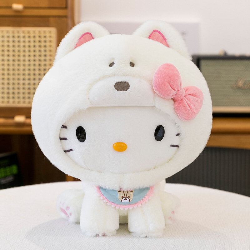 Симпатичная западная нагорье превращается в куклу-кошку Кукла Китти плюшевая игрушка KT подушка для девочек оптом