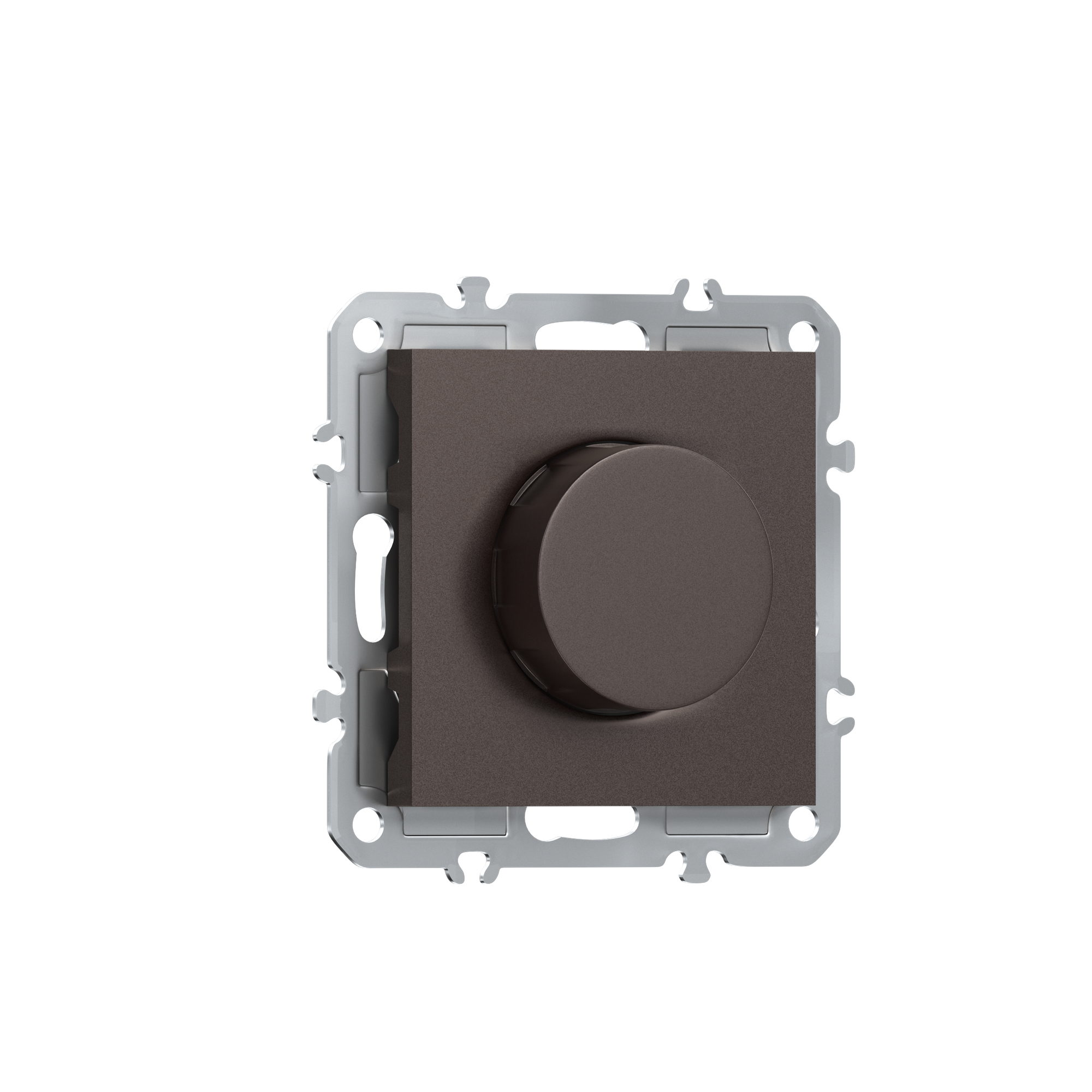 Светорегулятор Triac поворотный LED 100Вт, цвет мокко, серия A07, Donel