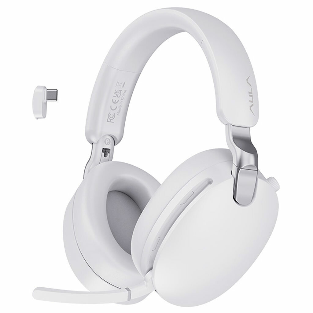Гарнитура AULA A500 White (5033) белый Bluetooth беспроводная