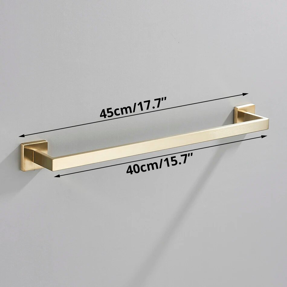 Набор фурнитуры для ванной Uythner из матовой меди 1 pc Towel Bar 40cm