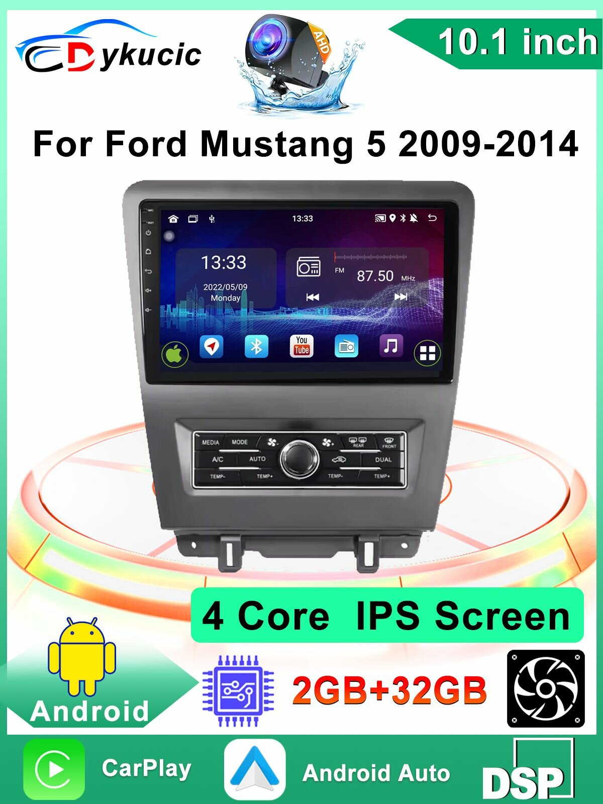 Магнитола для Ford Mustang 5 2009-2014