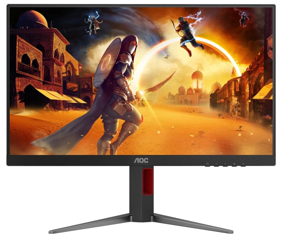 23.8" Монитор AOC 24G4H, 1920x1080, 200 Гц, IPS, 1000:1, 300 Кд/м², черный