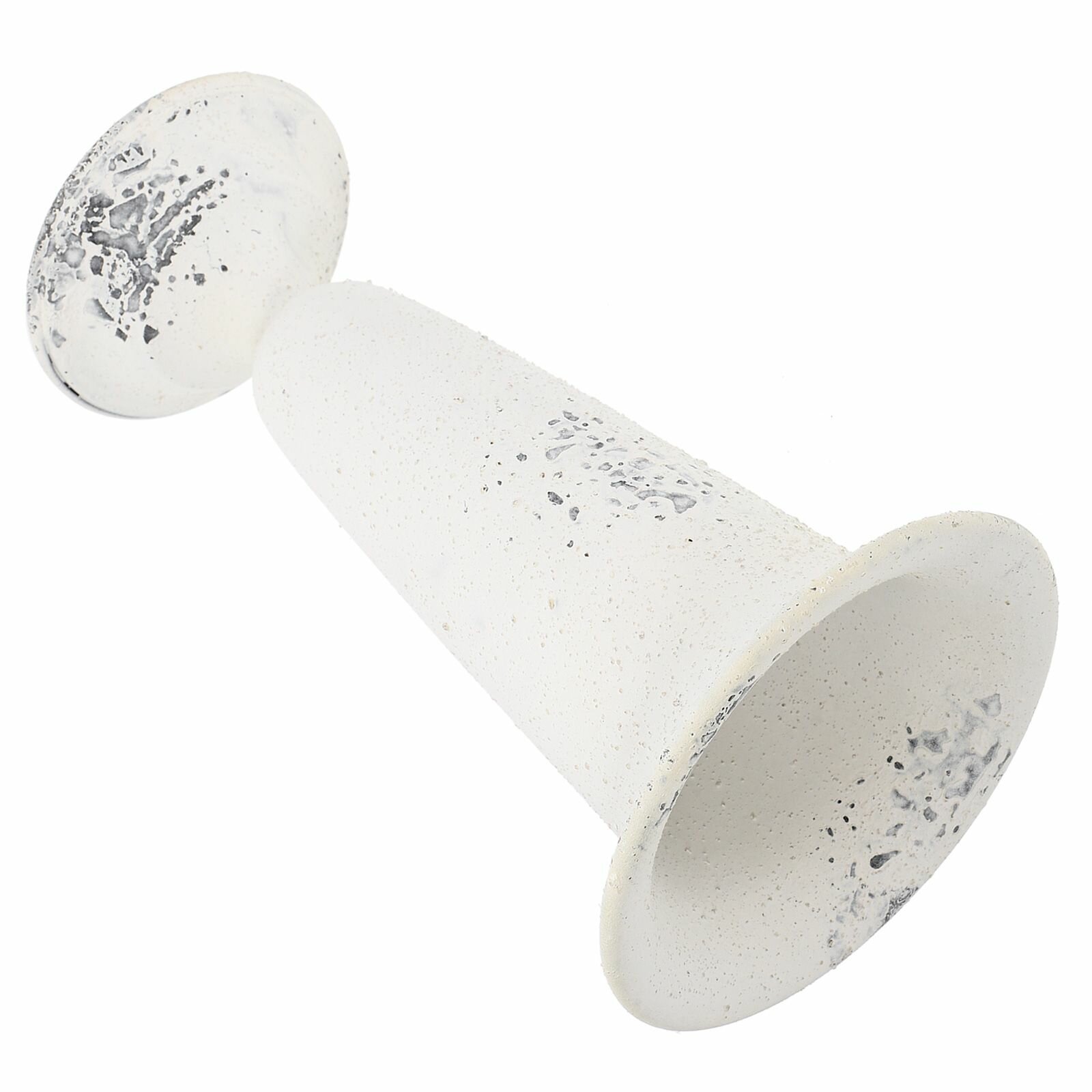 Металлический ретро вазон для цветов, серебристый