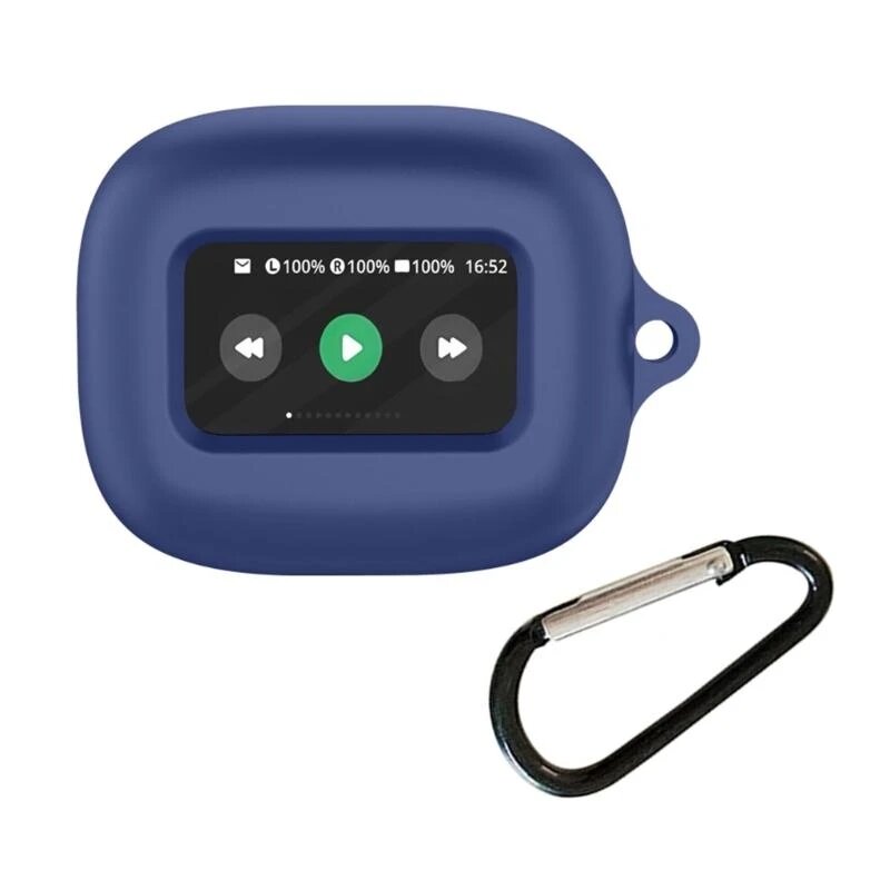 Силиконовый чехол для наушников JBL LIVE BEAM 3 Dark Blue