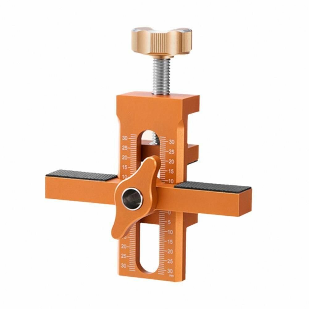 Опора для скрытого монтажа двери, Нержавеющая сталь, диапазон 0-36мм, Зажим для крепления двери шкафа