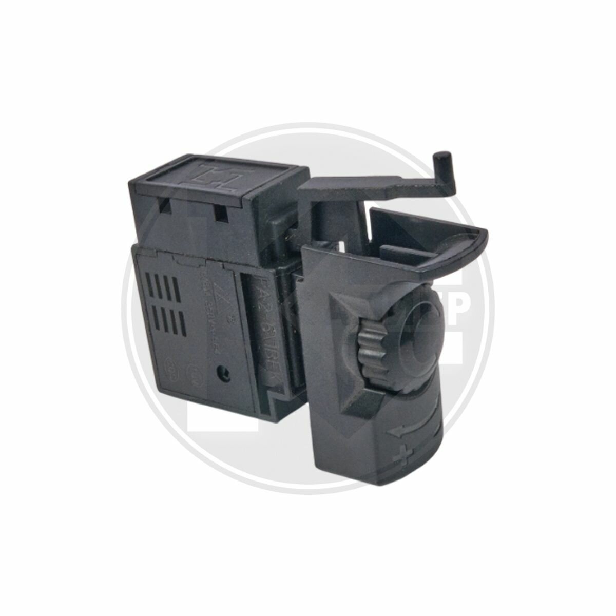 Выключатель FA2-6/1BEK (6A) (с фиксацией, регулятор оборотов, реверс короткий) для дрели