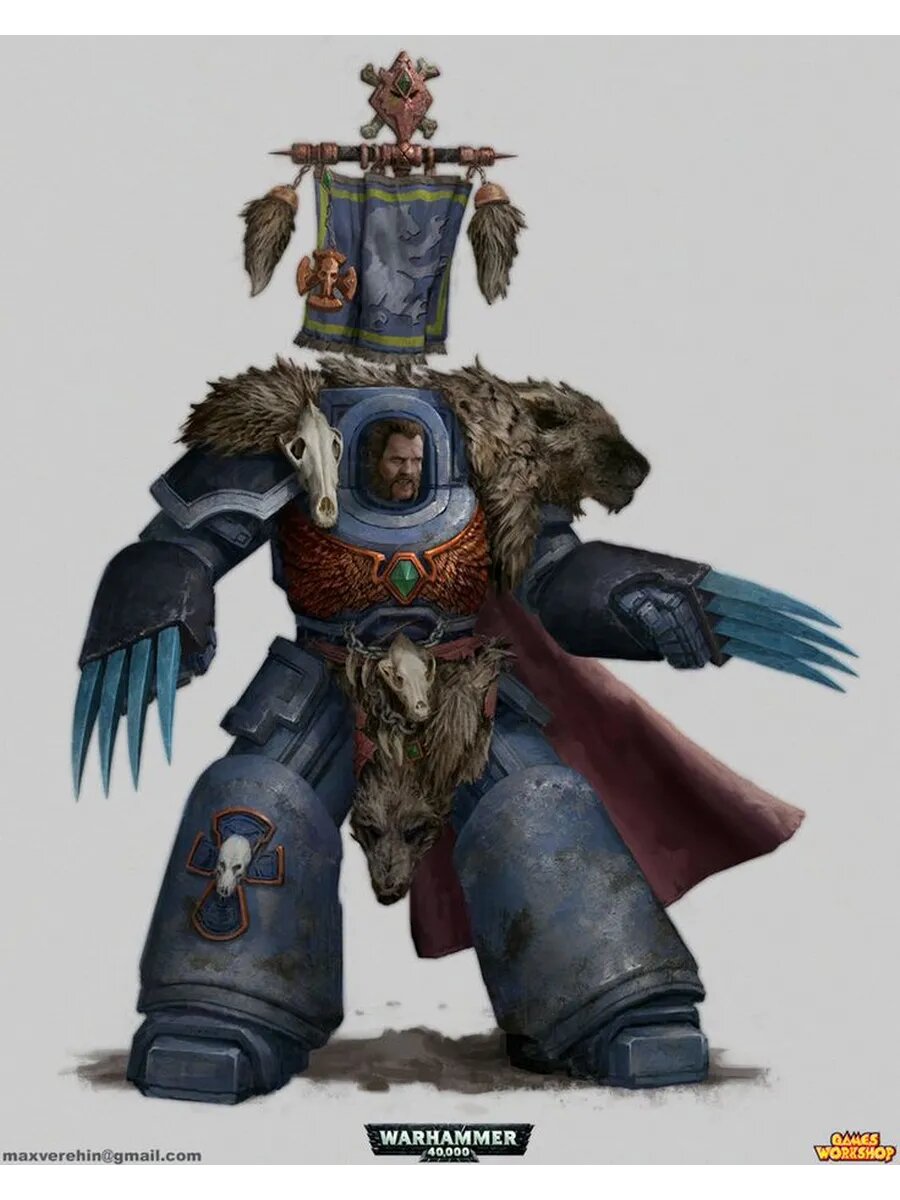 Миниатюры Warhammer 40000 - Logan Wolf