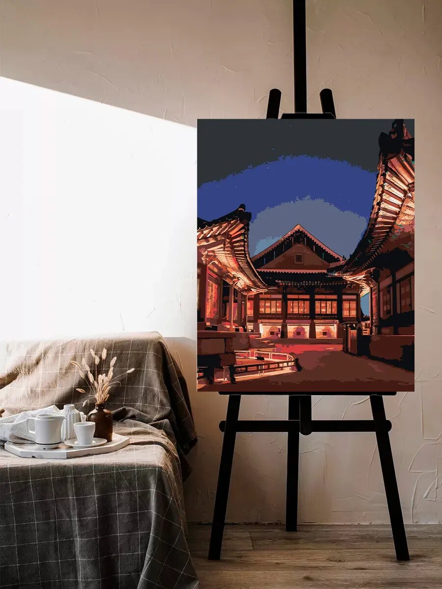 Картина по номерам Южная Корея Город Сеул