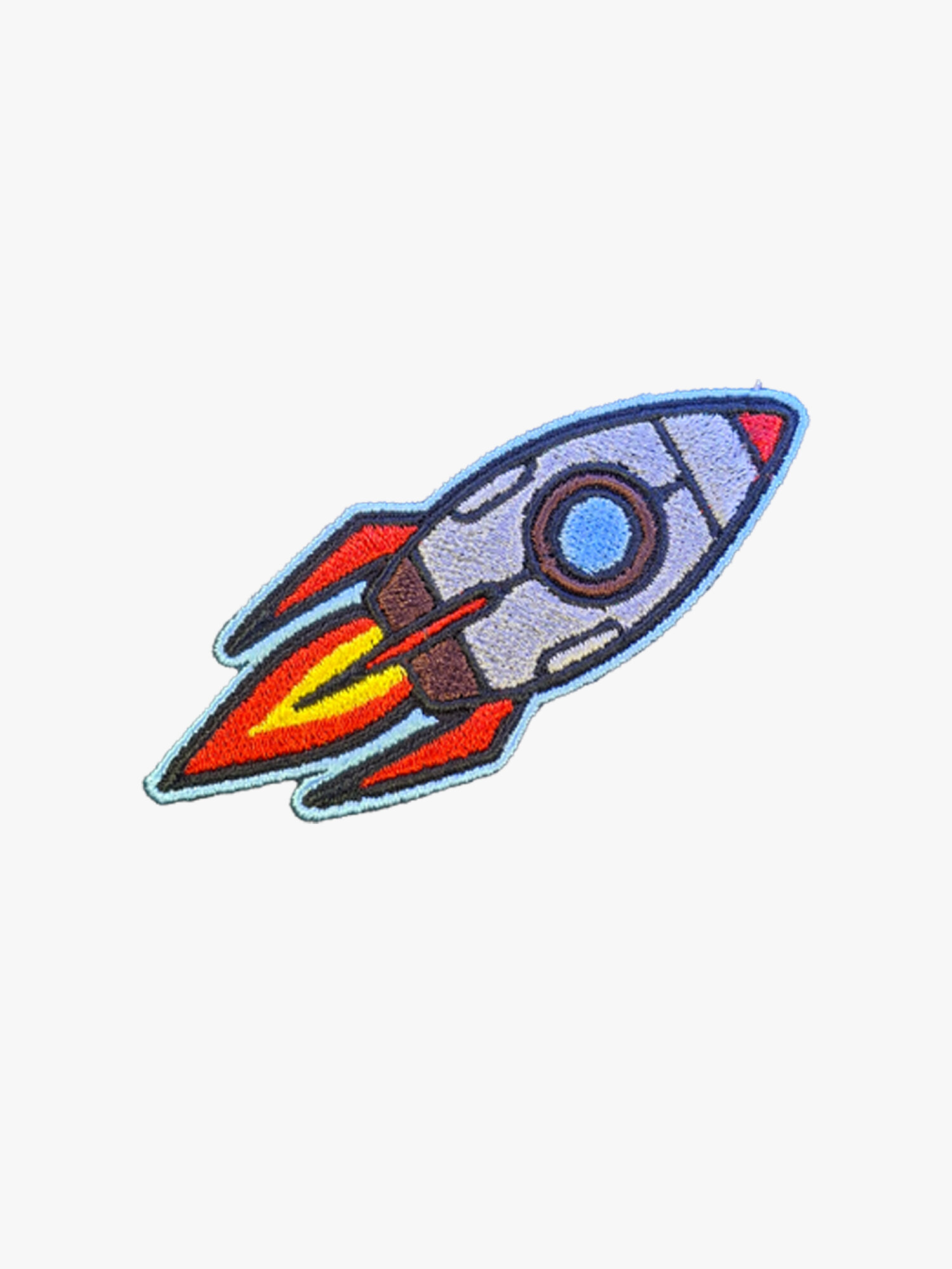 Нашивка, шеврон, патч (patch) Ракета, размер 6,5*5,8 см, 1 шт. в упаковке