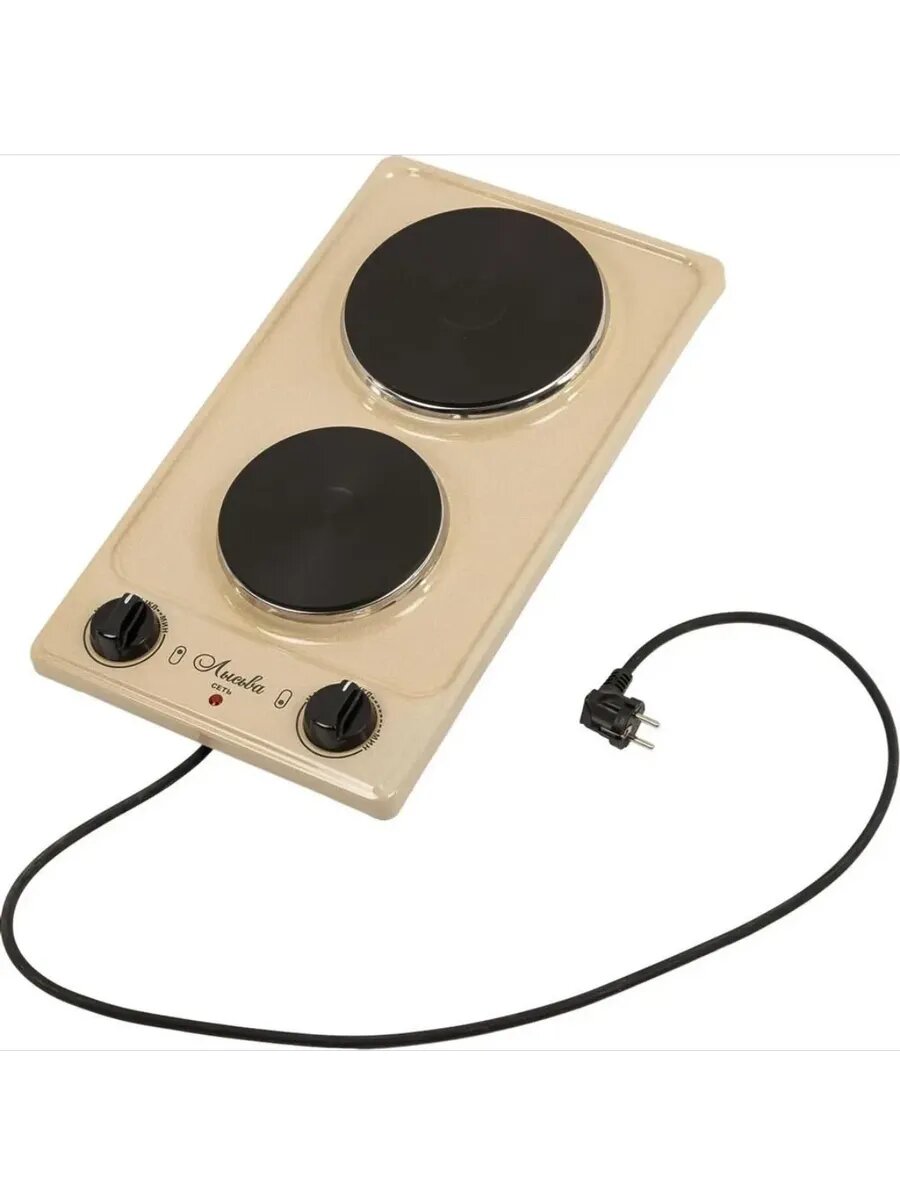 Плитка настольная электрическая ЭПБ 22 2200Вт Рябчик Крем