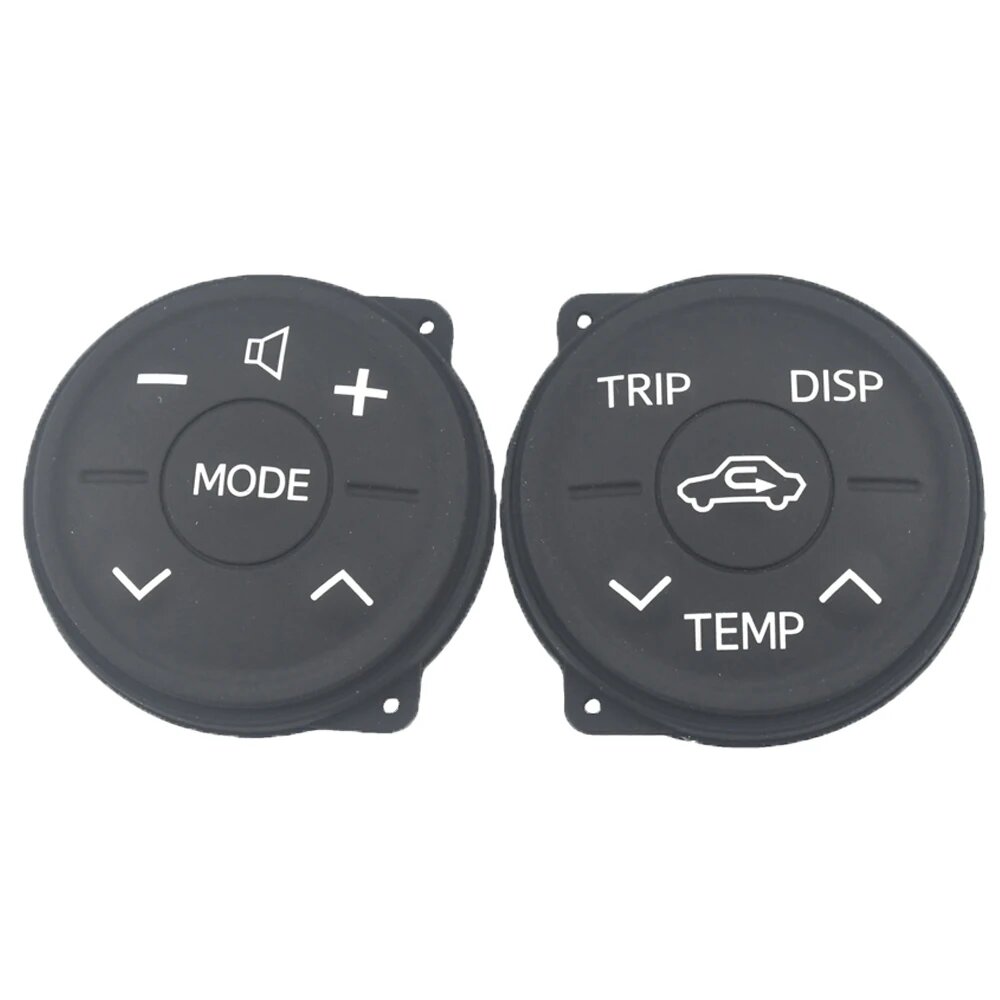 Автомобильный левый + правый переключатель на руле, резиновая панель управления для Toyota Prius 30 2009-2013 Prius Eco 2010-2013 Prius ZVW30, L-R
