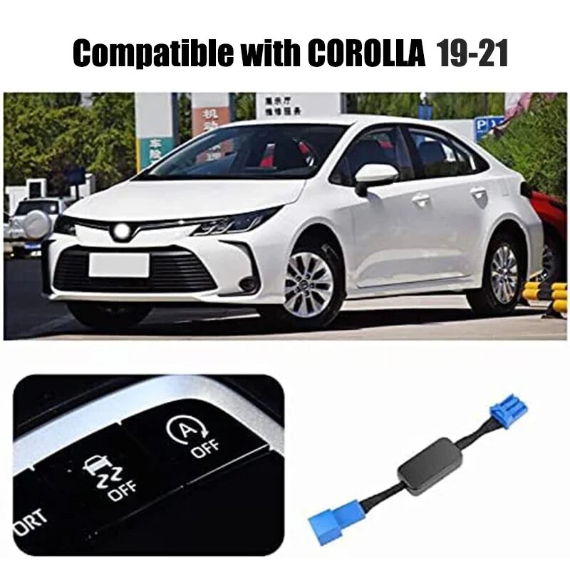 Автоматический запуск, остановка, удаление, съемный для Toyota Corolla RAV4 Highlander, автомобильная система автоматического остановки, запуска двигателя, кабель устройства, For corolla 19-21