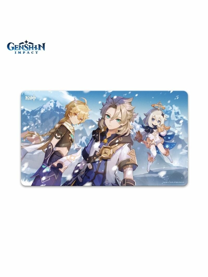 Коврик для мыши 40*70 см Genshin Impact Desk Mat Shadows Amidst Snowstorms 6974696618990
