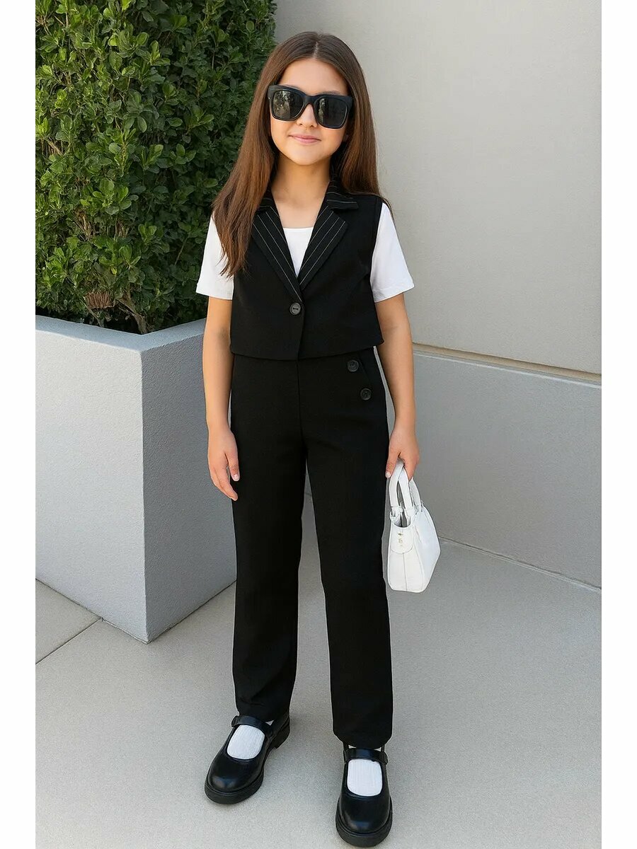 Брюки школьные для девочек