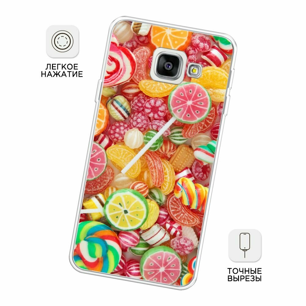 Чехол на Samsung Galaxy A3 2016 / Самсунг Галакси А3 2016 с принтом Вкусняшки — фото 1