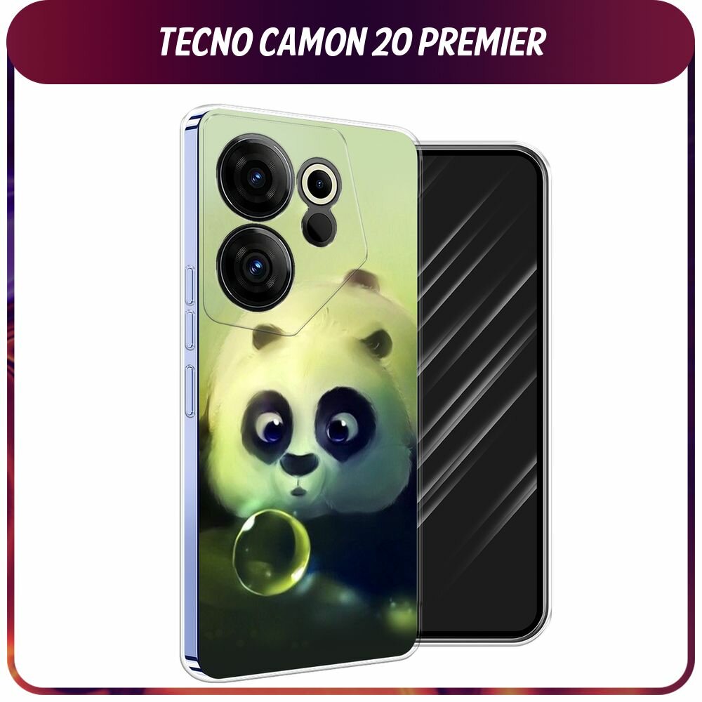 Чехол на Tecno Camon 20 Premier / Текно Камон 20 Премьер с принтом "Малыш панды"