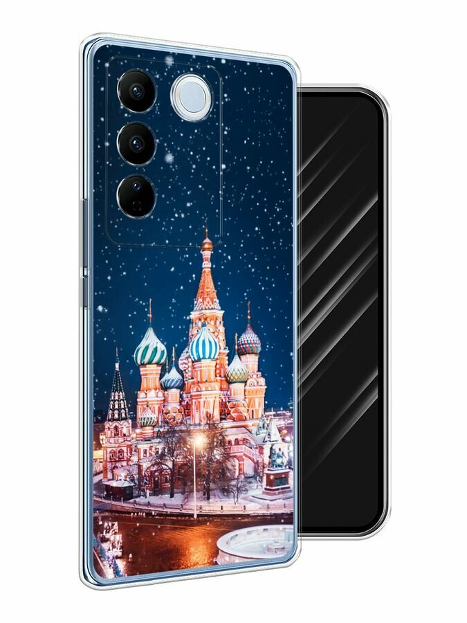 Чехол на Vivo V27/V27 Pro / Виво V27/V27 Про с принтом "Москва 1"